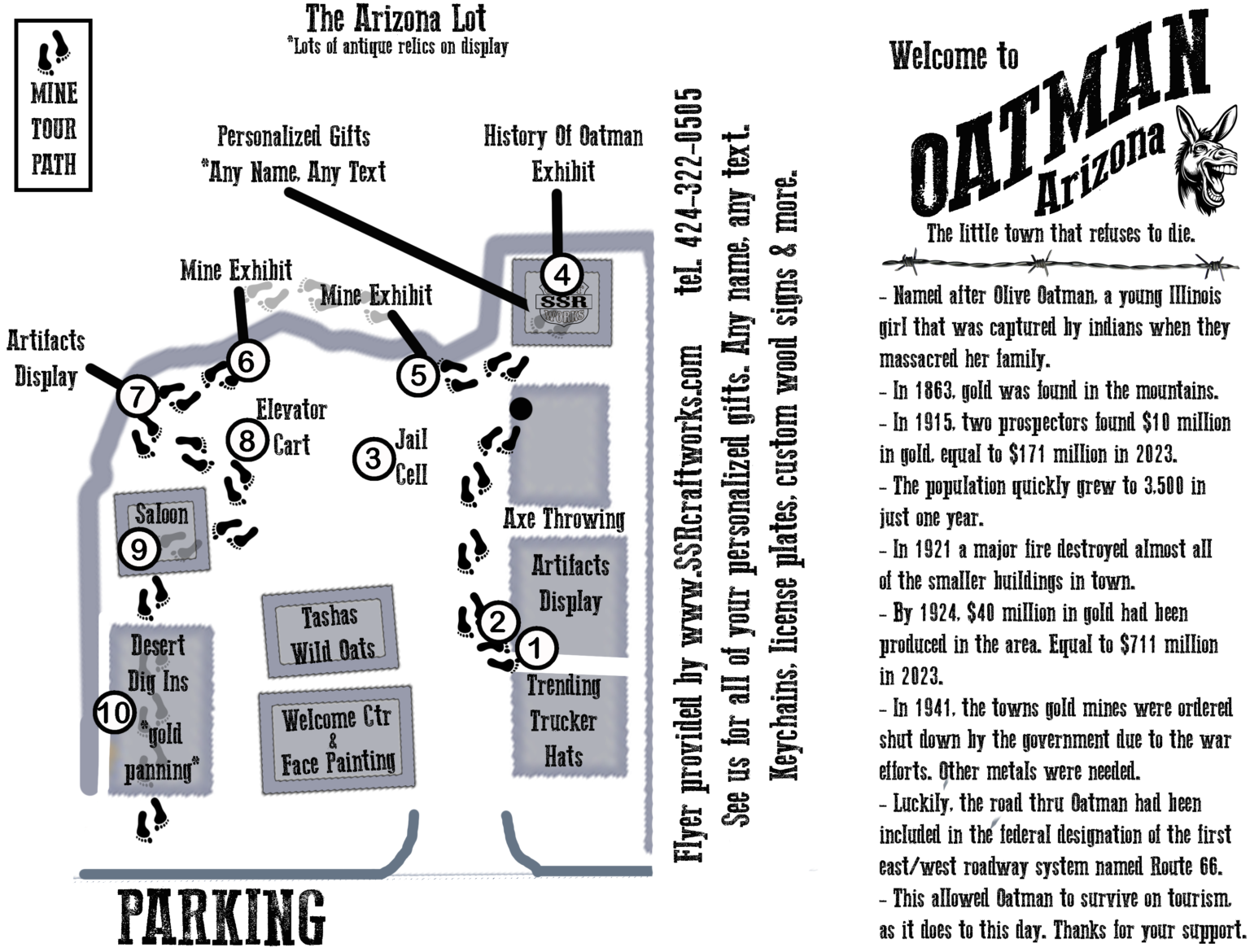 Town Map – Discover Oatman